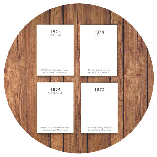 Playful Pioneers: Timeline Cards | Prompts for Homeschool