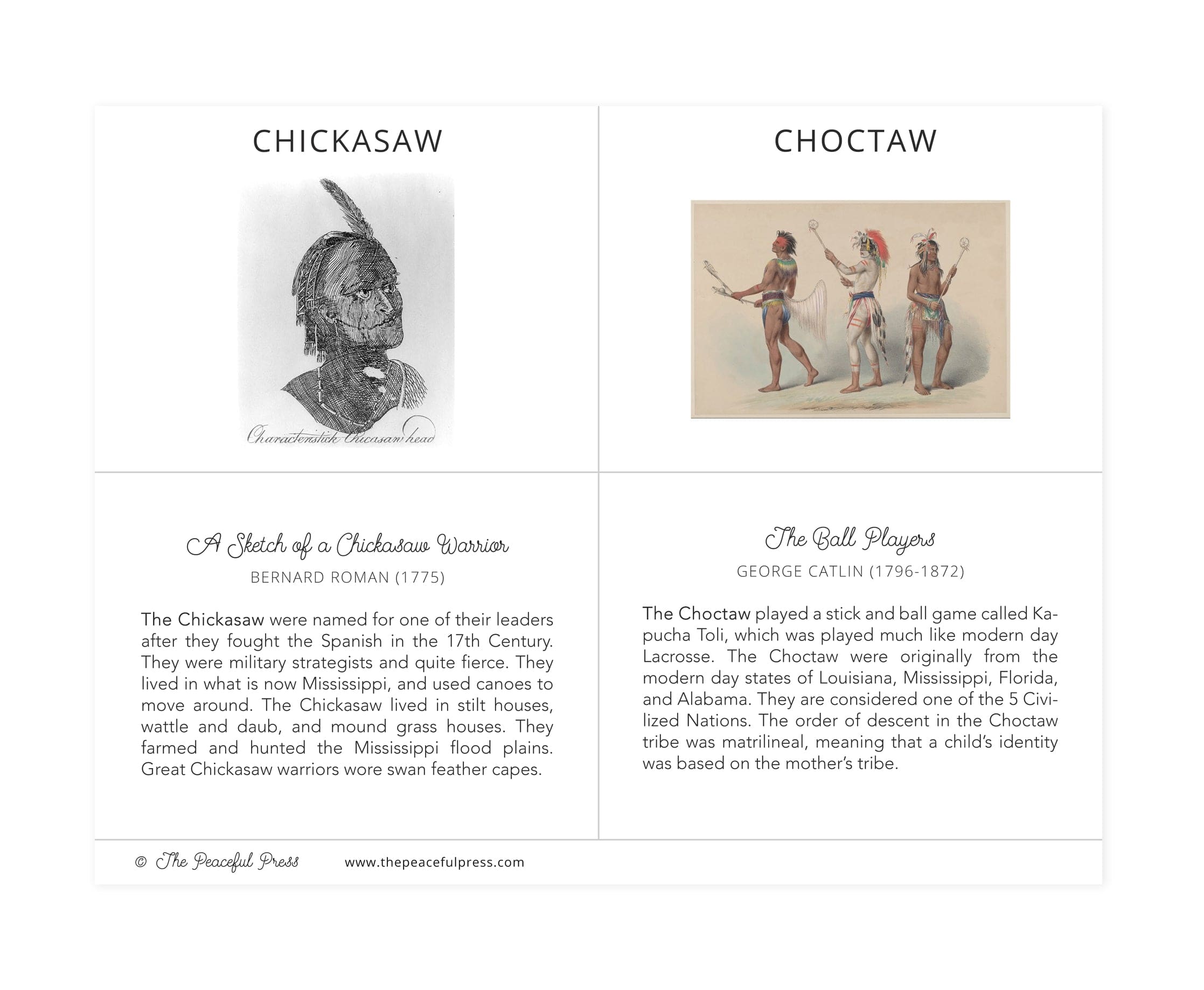 Native American Memory Cards by The Peaceful Press